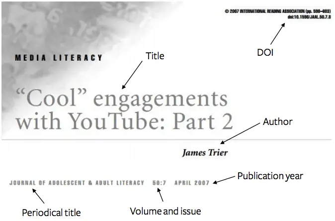How To Cite A Journal In Chicago Turabian EasyBib