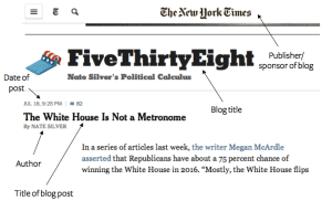 Chicago Citation Style: How to format a blog citation