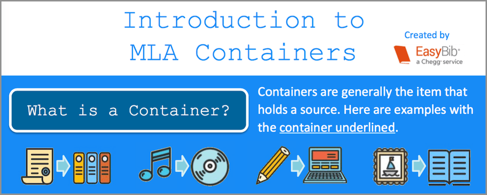 Visual Guide To Mla 8 Containers Easybib Blog