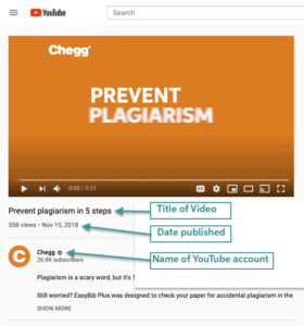How to Cite a YouTube Video in MLA | EasyBib Citations